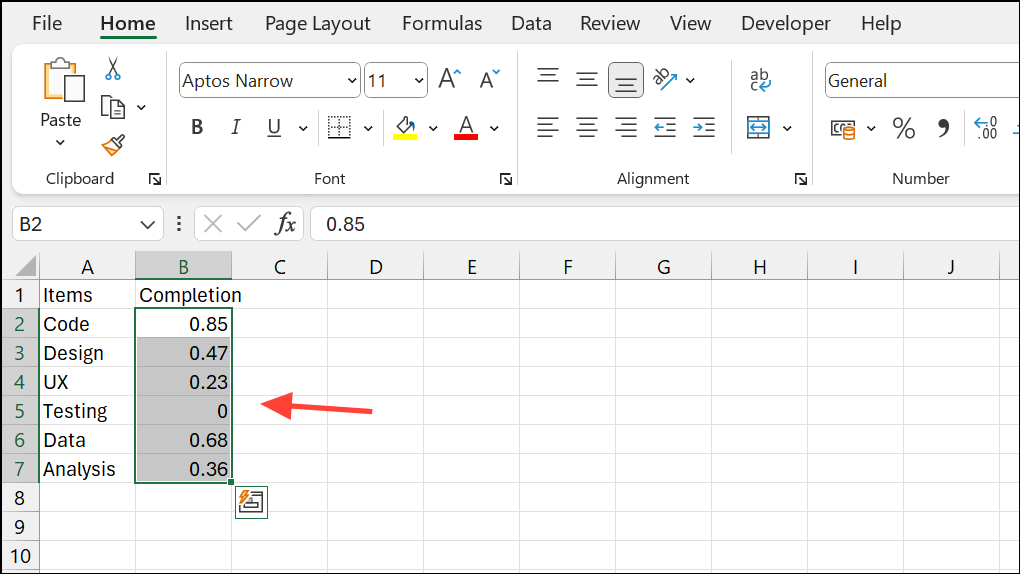 Cómo crear barras de progreso en Microsoft Excel - Tiempo de Frikis