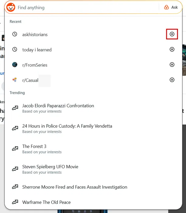 Cómo ver y eliminar el historial de Reddit - Tiempo de Frikis