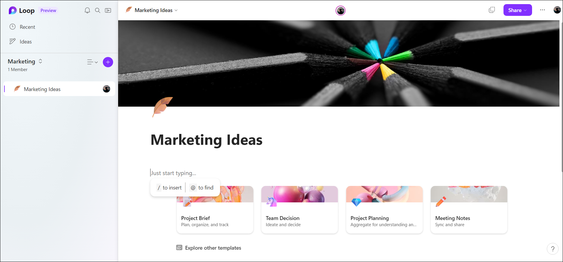 Cómo usar Microsoft Loop