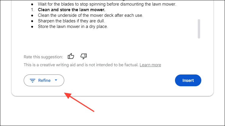 Cómo usar Gemini en Google Docs
