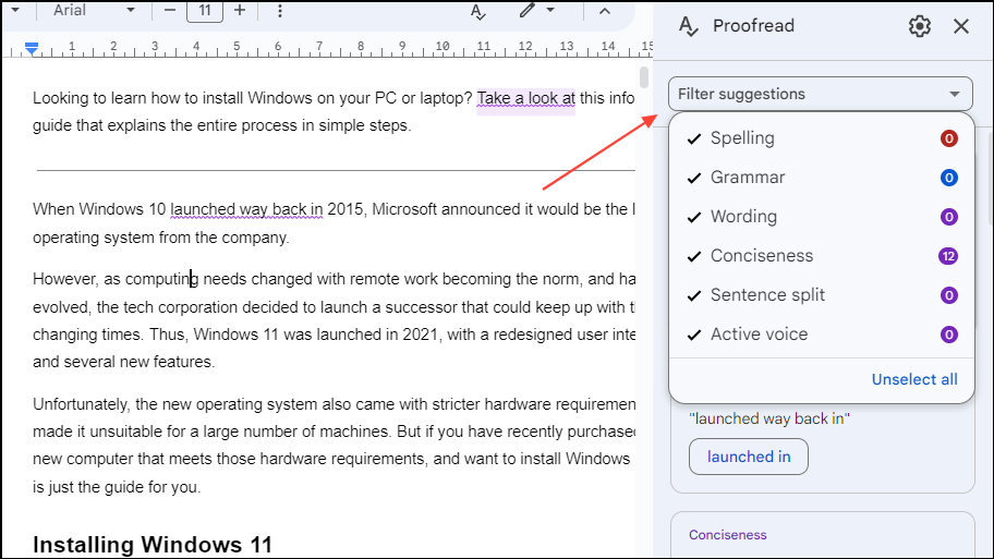 Cómo usar Gemini en Google Docs