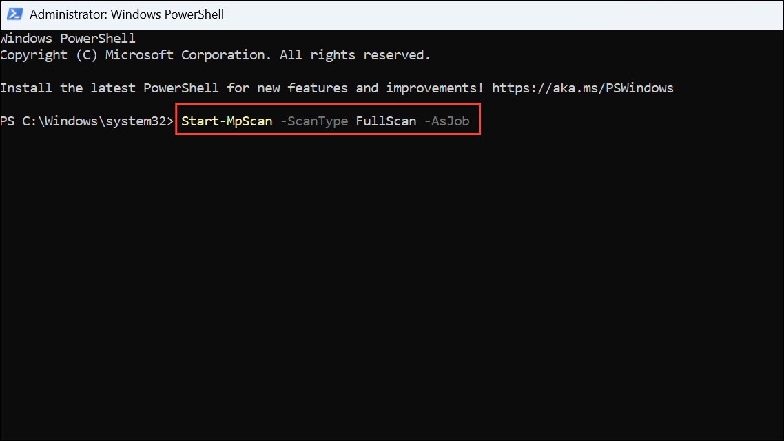Cómo usar PowerShell para escanear Windows para virus y malware - Tiempo de Frikis