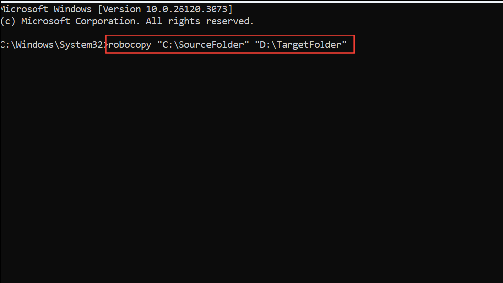 Repare Robocopy atascado en el ERROR 3 al acceder al directorio de ...