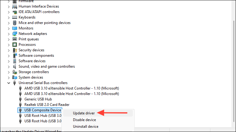 Cómo reparar el error del controlador de dispositivo compuesto USB en ...