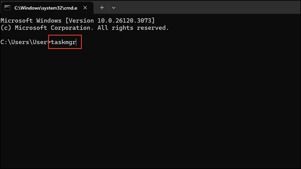 Cómo abrir Task Manager desde CMD
