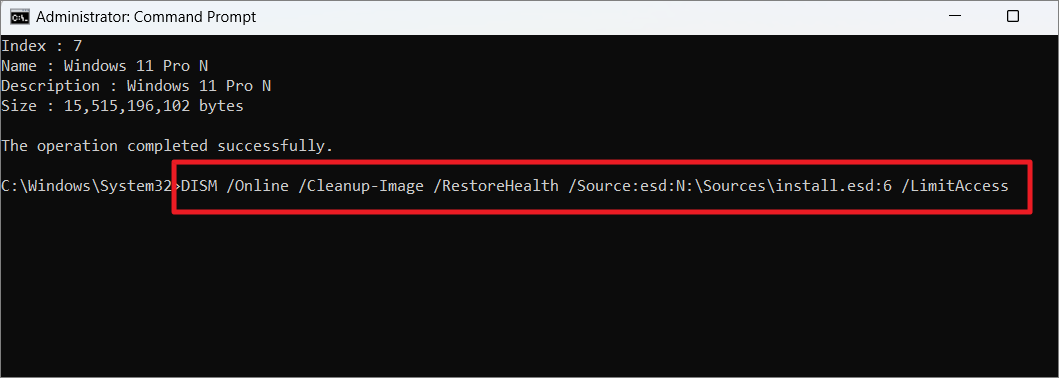 Cómo utilizar los comandos DISM en Windows 11