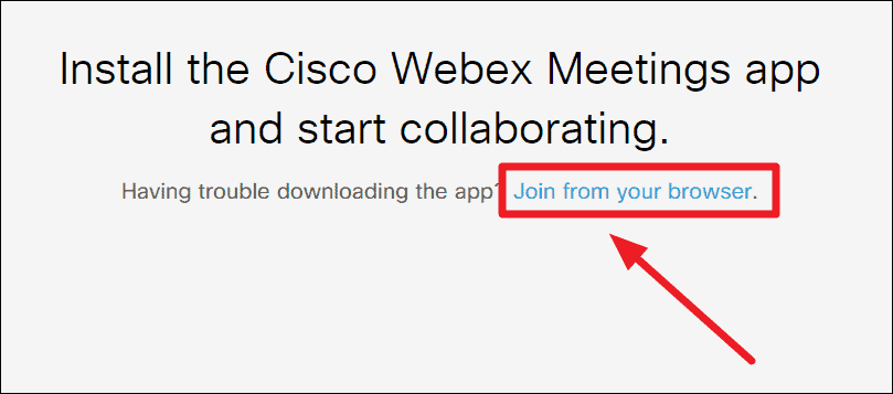Cómo unirse a una reunión de WebEx