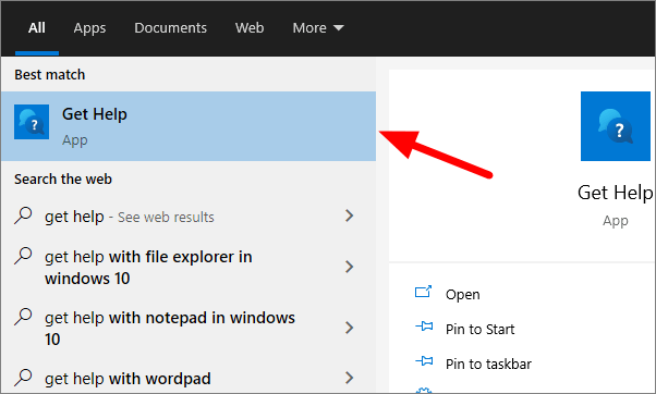 Cómo obtener ayuda en Windows 10