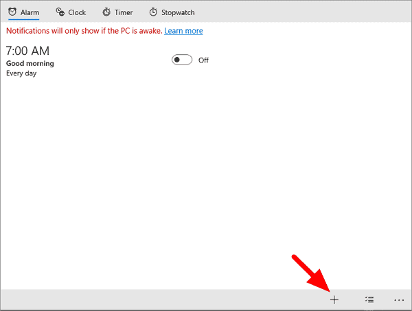 Cómo usar alarmas en Windows 10