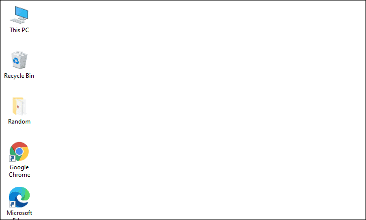 Cómo cambiar el color de fuente del icono del escritorio en Windows 10