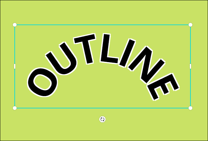 Cómo delinear el texto en Canva