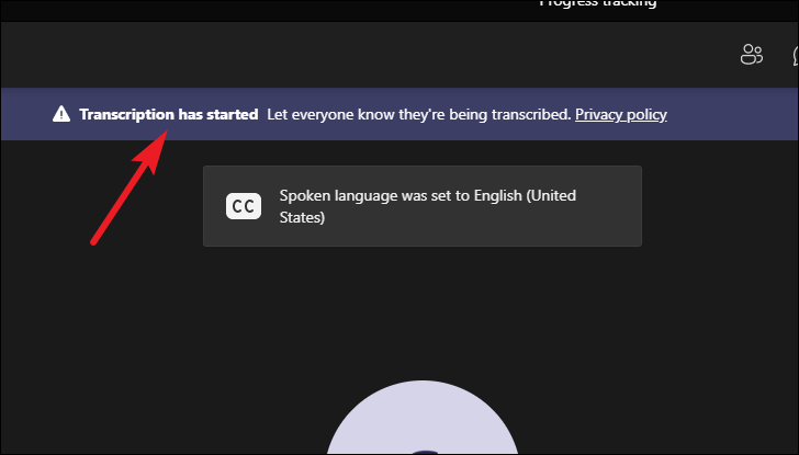Cómo habilitar la transcripción en equipos de Microsoft
