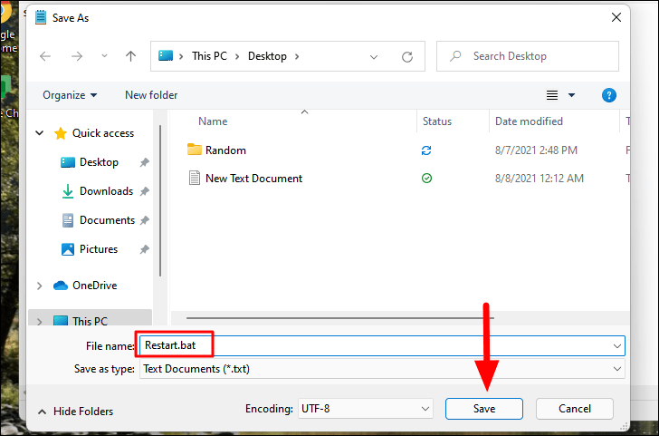 Cómo reiniciar Windows 11