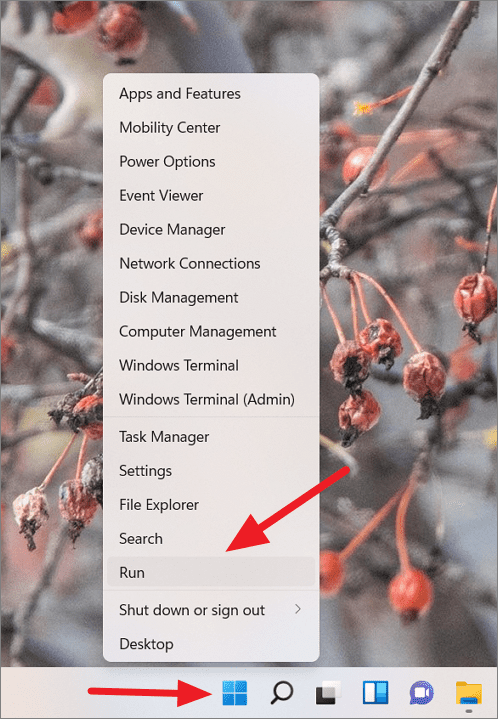 Lista de comandos de ejecución de Windows 11