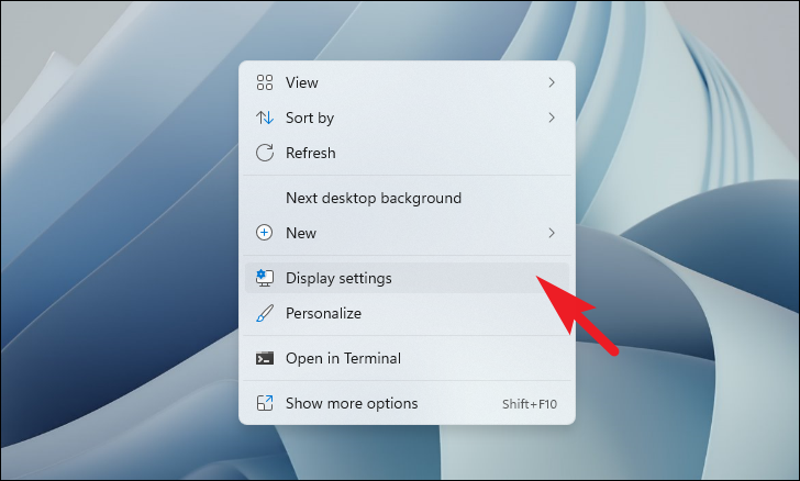 Cómo rotar la pantalla en una PC con Windows 11