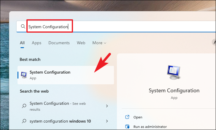 Cómo utilizar la herramienta de configuración del sistema en Windows 11