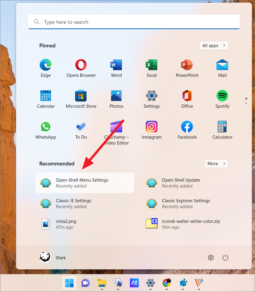 Cómo descargar y usar Open Shell en Windows 11