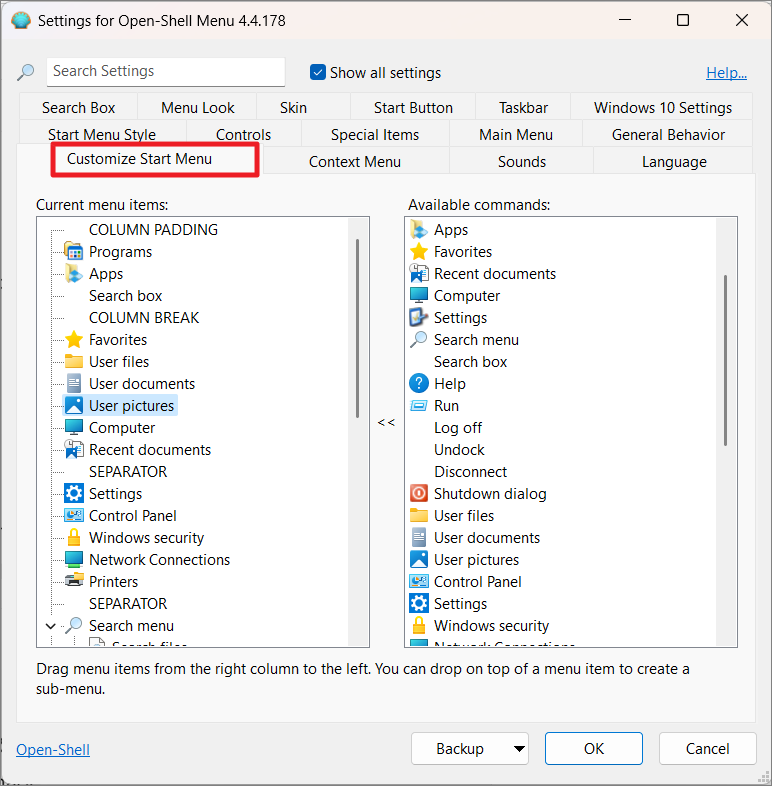 Cómo descargar y usar Open Shell en Windows 11