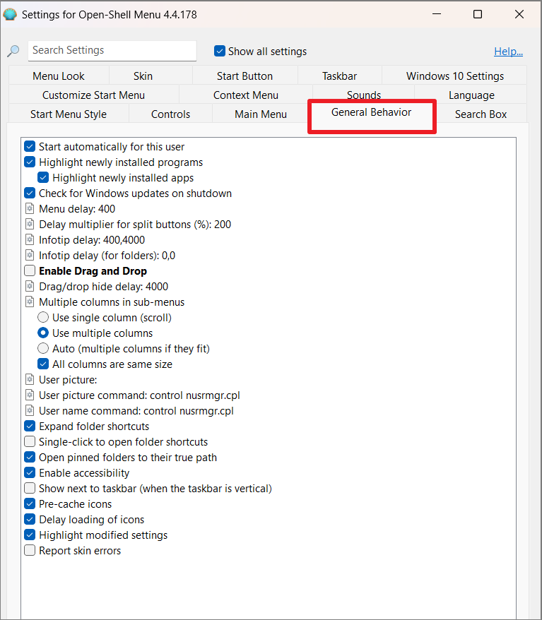 Cómo descargar y usar Open Shell en Windows 11