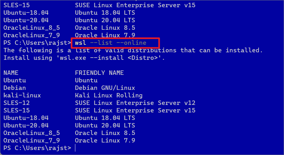 Cómo utilizar la terminal de Linux en Windows 11