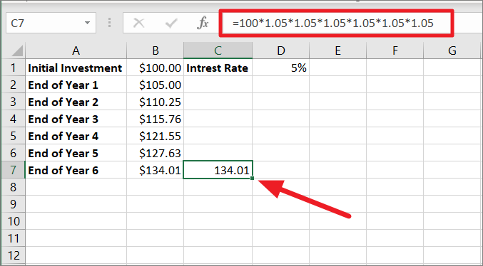 Cómo calcular el interés compuesto en Excel