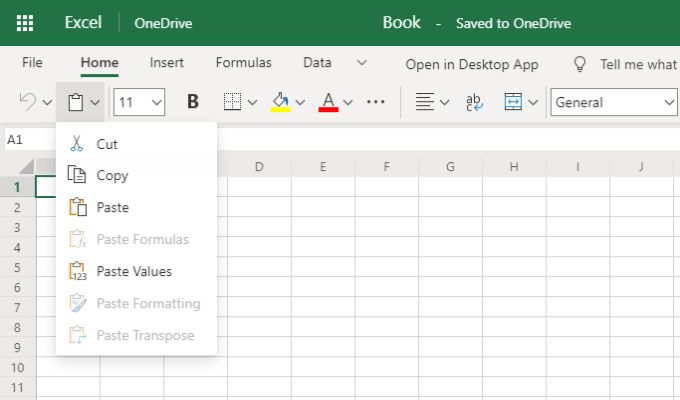 Diferencias entre Microsoft Excel Online y Excel para escritorio