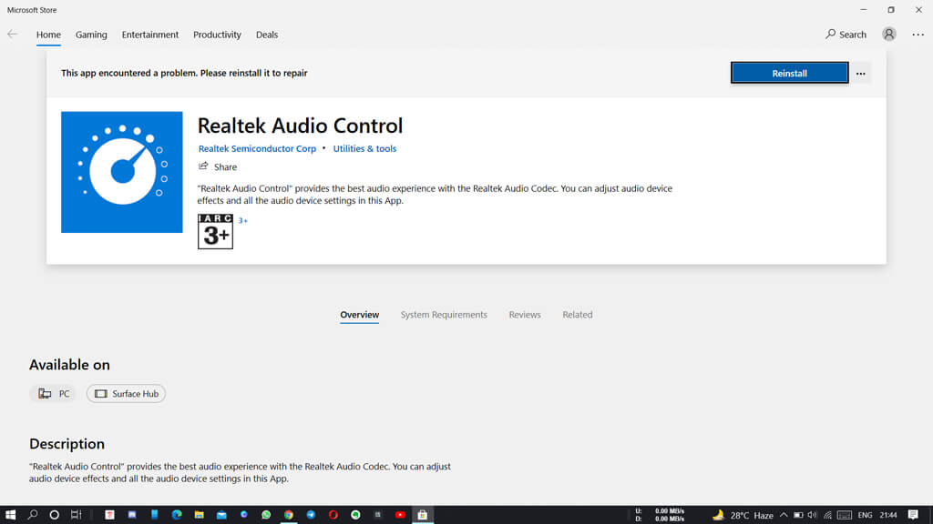 Cómo descargar la consola de audio Realtek en su PC con Windows