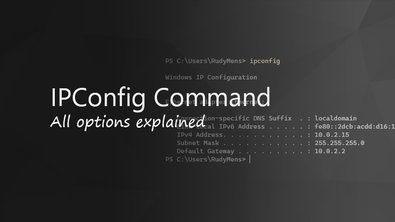 Cómo usar el comando y las opciones de ipconfig explicadas - Tiempo de ...