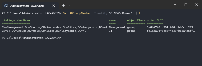 Cómo utilizar Get-ADGroupMember en PowerShell - Tiempo de Frikis