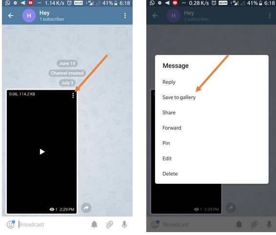 Cómo guardar archivos de medios y gif de Telegram en Android, iPhone y ...