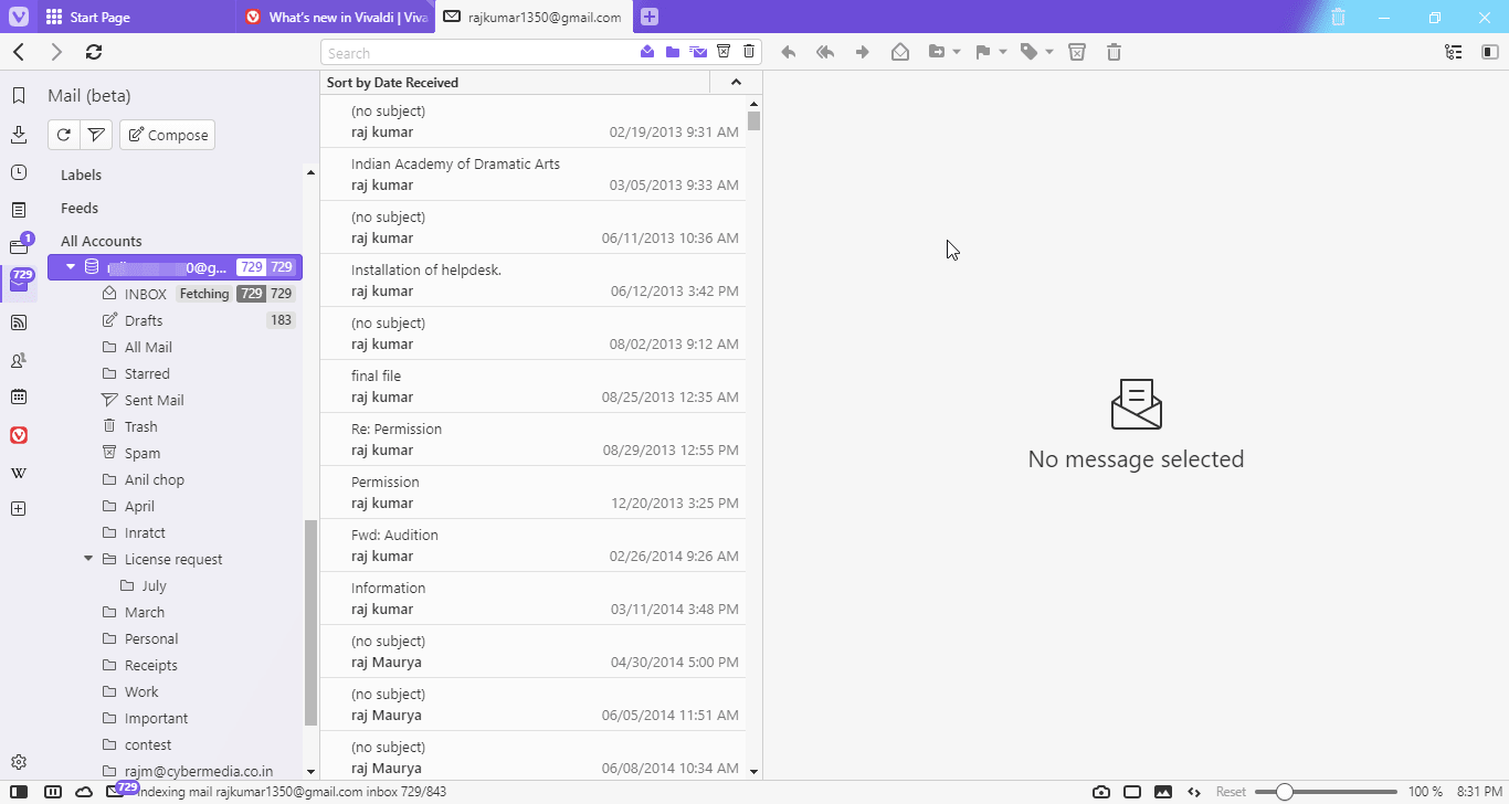 Cómo acceder a Gmail en el cliente de correo electrónico Vivaldi en su navegador - Tiempo de Frikis