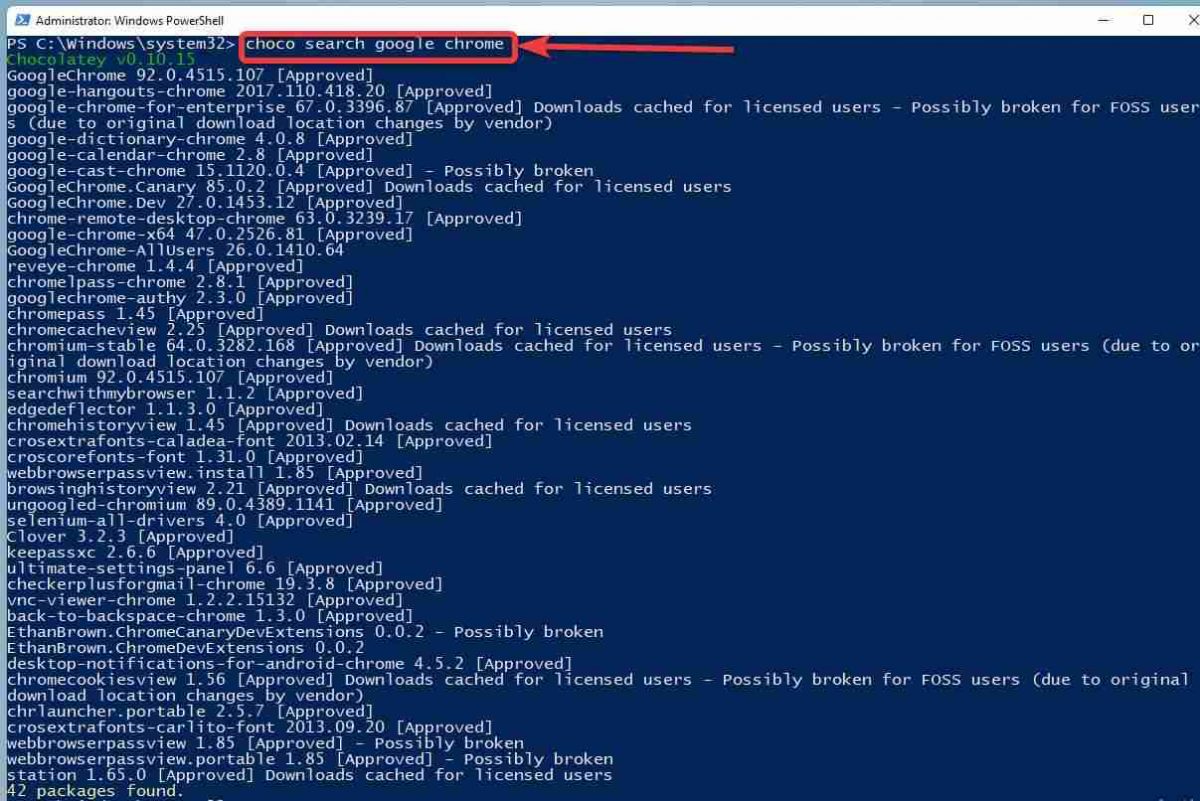 Cómo instalar Chocolatey en Windows 11 usando PowerShell
