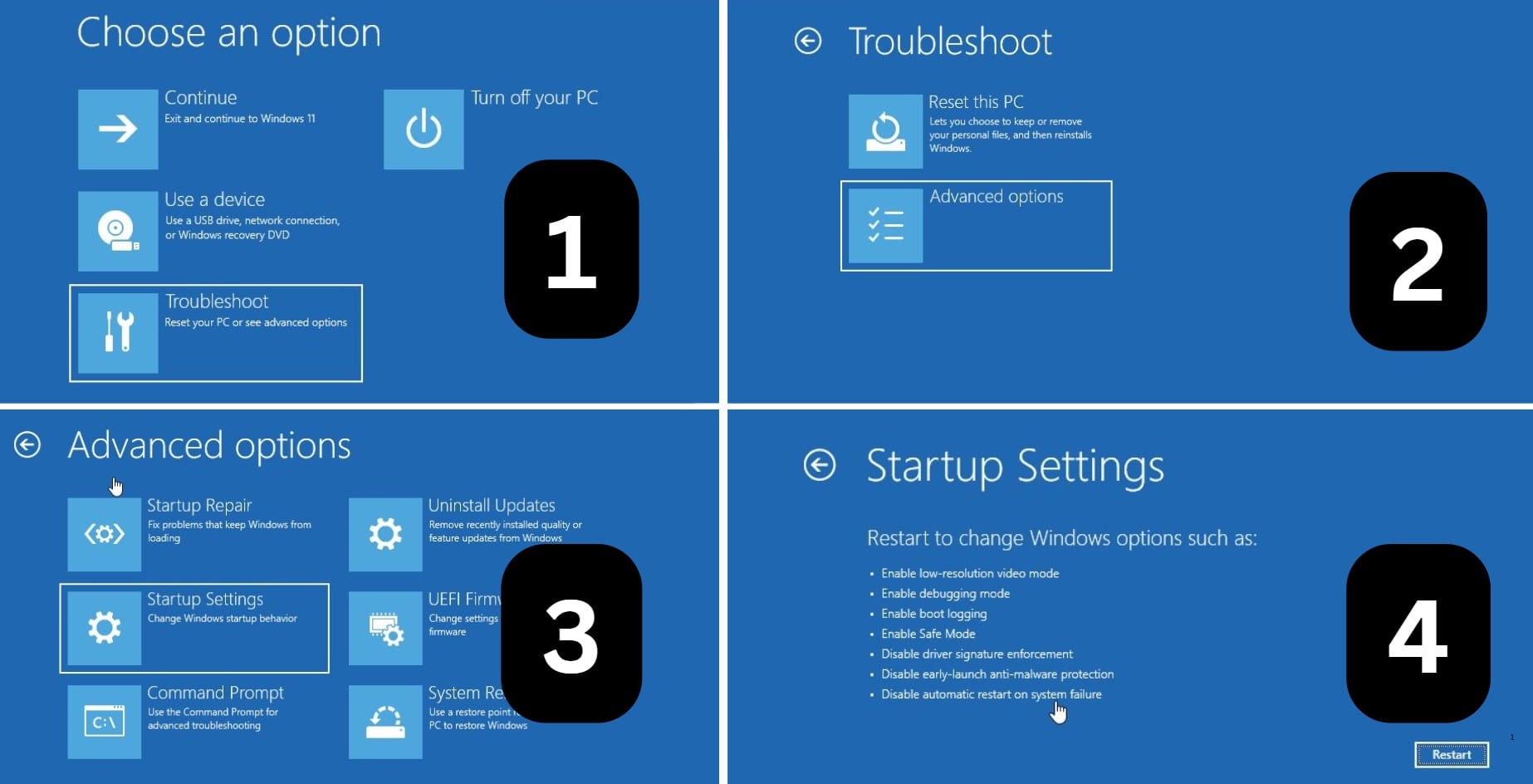 Cómo arrancar en modo seguro Windows 11: 5 Métodos fáciles pero ...