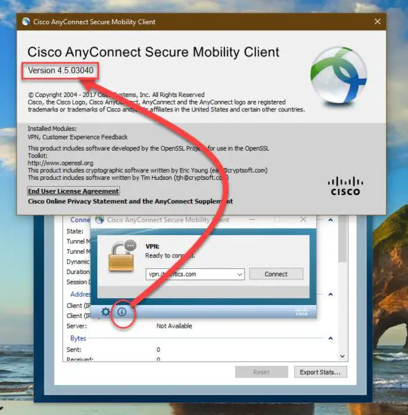 Descargue la última versión de Cisco AnyConnect Secure Mobility Client