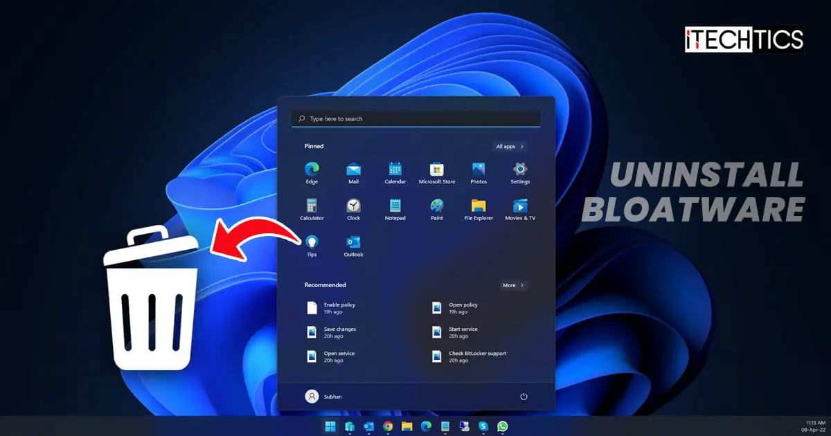Cómo eliminar bloatware de Windows 11