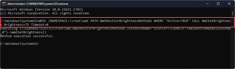 Cómo cambiar el brillo de la pantalla usando la línea de comandos en ...