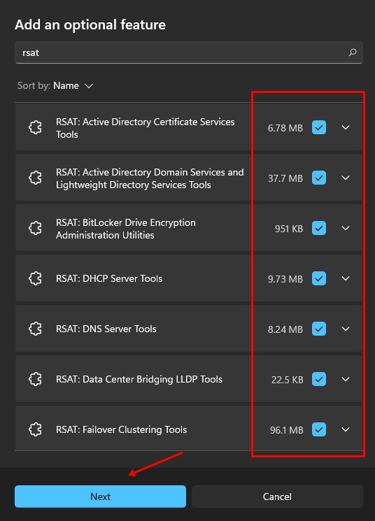 Cómo instalar RSAT en Windows 11