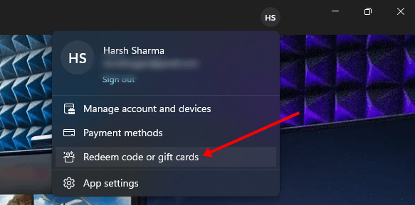Cómo canjear códigos de Microsoft y tarjetas de regalo en Windows 11