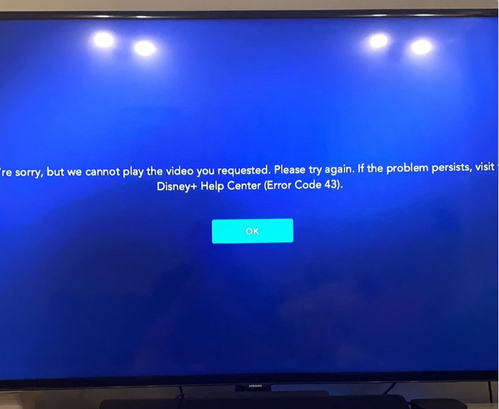 ¿Qué es el código de error de Disney Plus 43 y cómo lidiar con él!