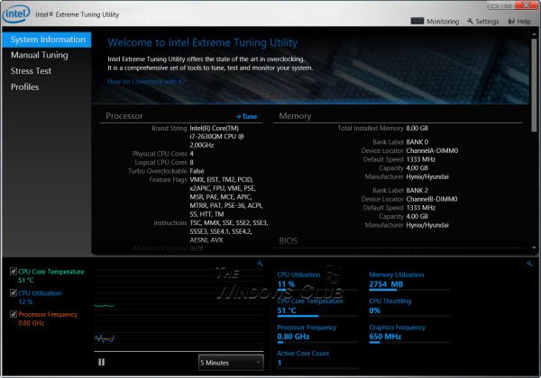 Intel Extreme Tuning Utility le permite overclockear CPU, memoria y ...