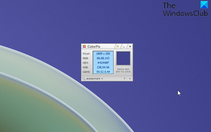Software gratuito Color Picker y herramientas en línea para identificar ...