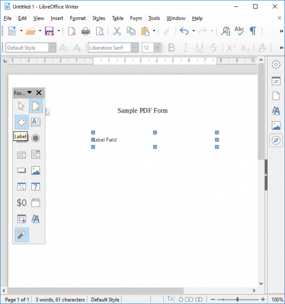 Cómo crear un formulario PDF rellenable en LibreOffice - Tiempo de Frikis