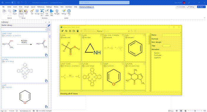 Chem4Word te permite crear contenido de Química para Word - Tiempo de ...