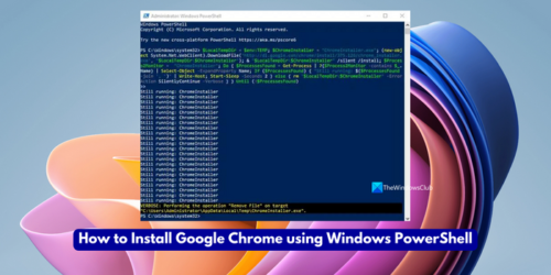 Cómo instalar Google Chrome usando Windows PowerShell - Tiempo de Frikis