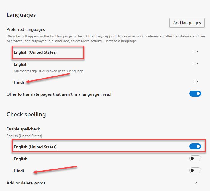 Cómo habilitar el corrector ortográfico en Microsoft Edge - Tiempo de ...