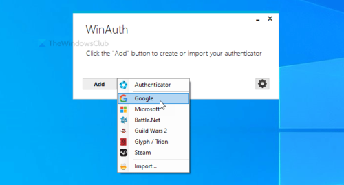 WinAuth es una alternativa de Microsoft o Google Authenticator para ...