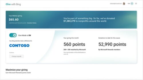 Cómo utilizar Microsoft Rewards y donar con Bing - Tiempo de Frikis