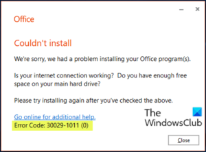 Arreglar los errores de oficina 30029-4, 30029-1011, 30094-1011, 30183-39, 30088-4 - Tiempo de ...