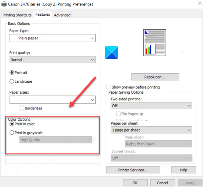 Microsoft IPP Class Driver sin color, falta o no instalado - Tiempo de ...