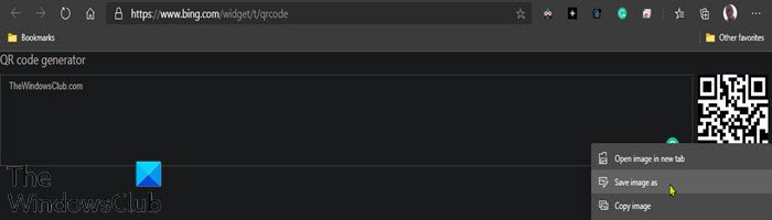 Cómo crear códigos QR utilizando el motor de búsqueda de Bing